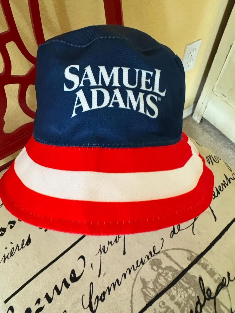 Accessories | Samuel Adams Red White Blue Adult Reversible Bucket Hat ...